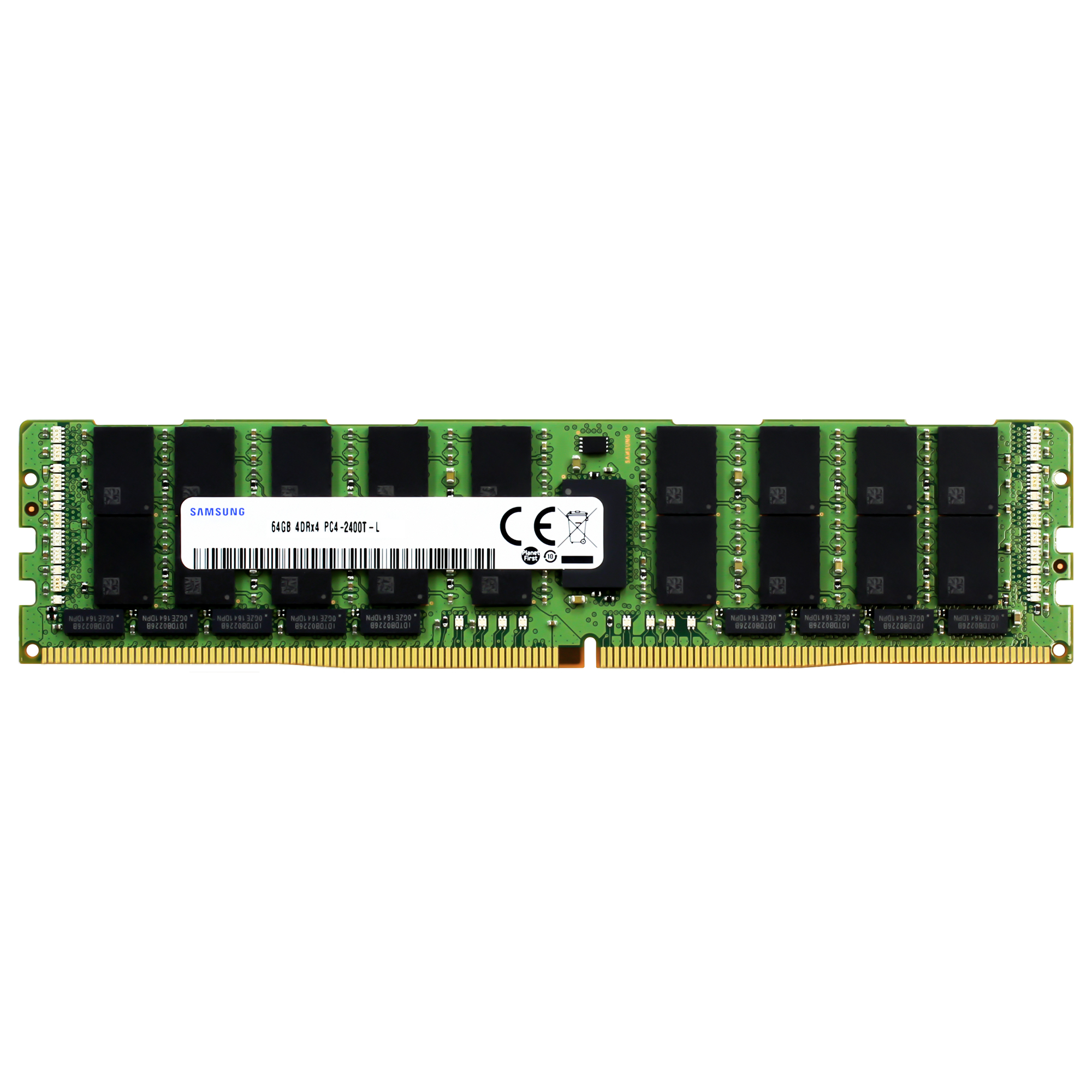 Samsung 64GB 4DRx4 PC4-2400 LRDIMM DDR4-19200 ECC Load Reduced Server ...