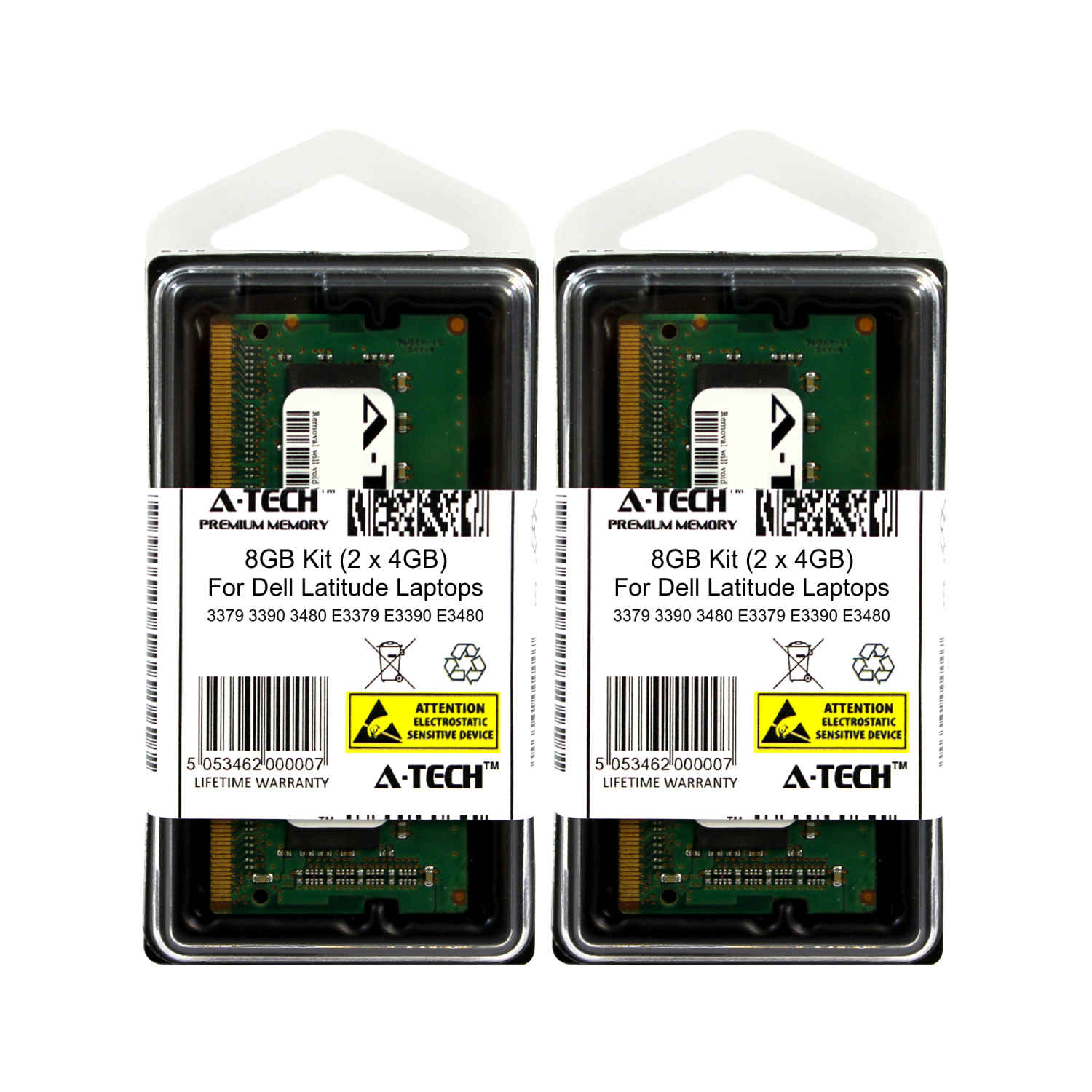 8GB 2x 4GB DDR4 Memory RAM for DELL LATITUDE 3379 3390 3480 E3379 E3390 ...