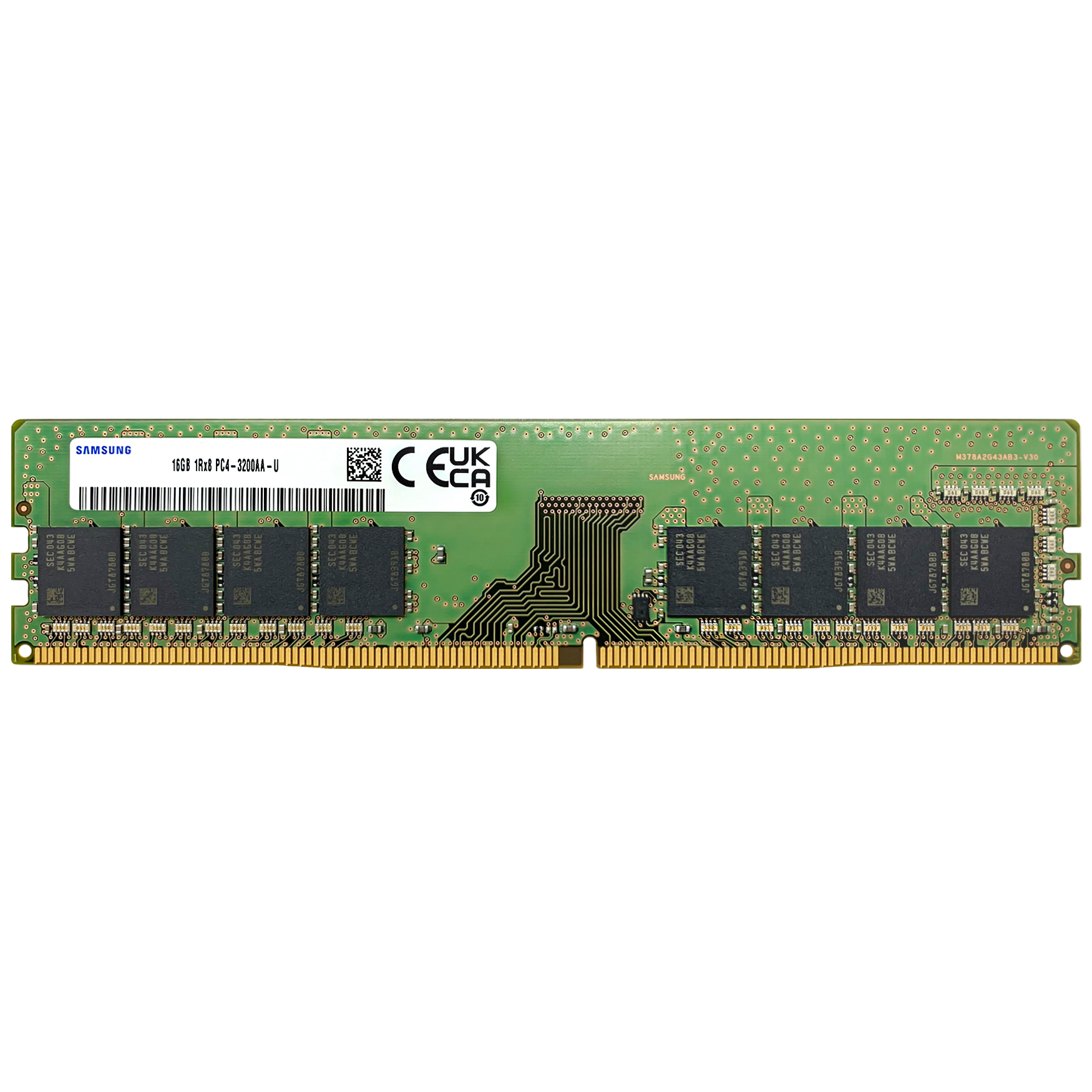 Samsung 16GB 1Rx8 DDR4 3200MHz PC4-25600 DIMM 288-Pin Non-ECC Desktop ...